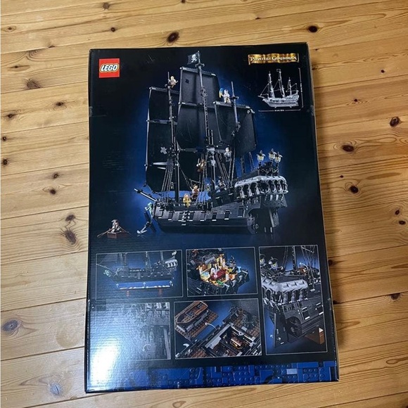 Lego | Toys | Lego Black Pirate Ship With Dark Sails | Poshmark